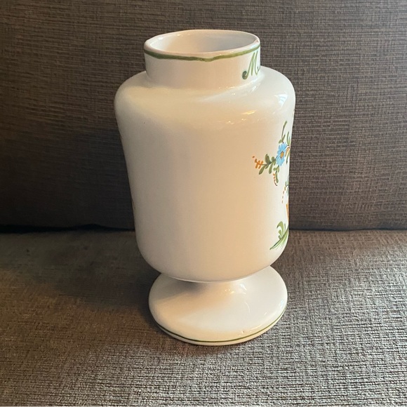 Vintage | Accents | Vintage 7s French Moustiers Ceramic Hand Painted ...